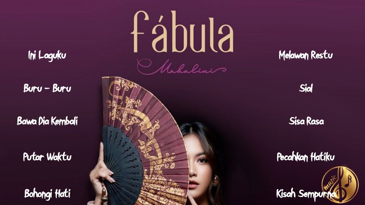 MAHALINI FULL ALBUM "FABULA" VERSI ITUNES 2023 (lirik) - YouTube