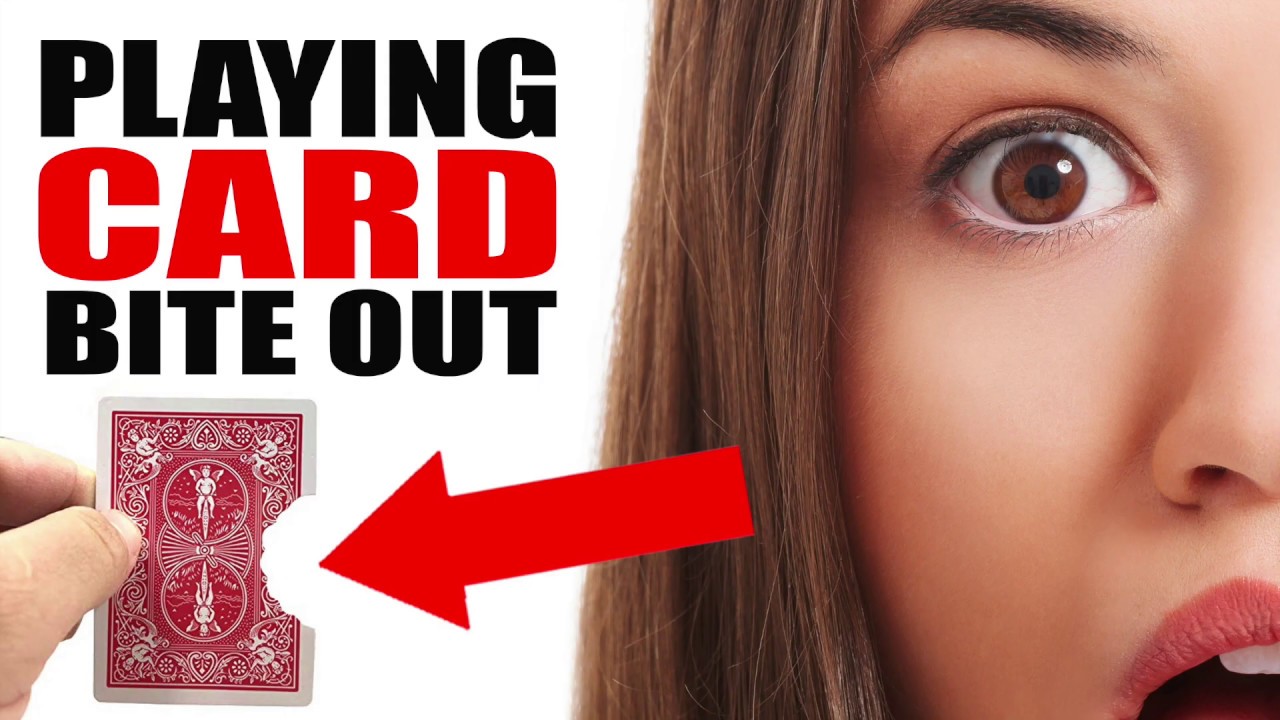 Bite Out Card Trick Revealed - FreeMagicTricks4u.com - YouTube