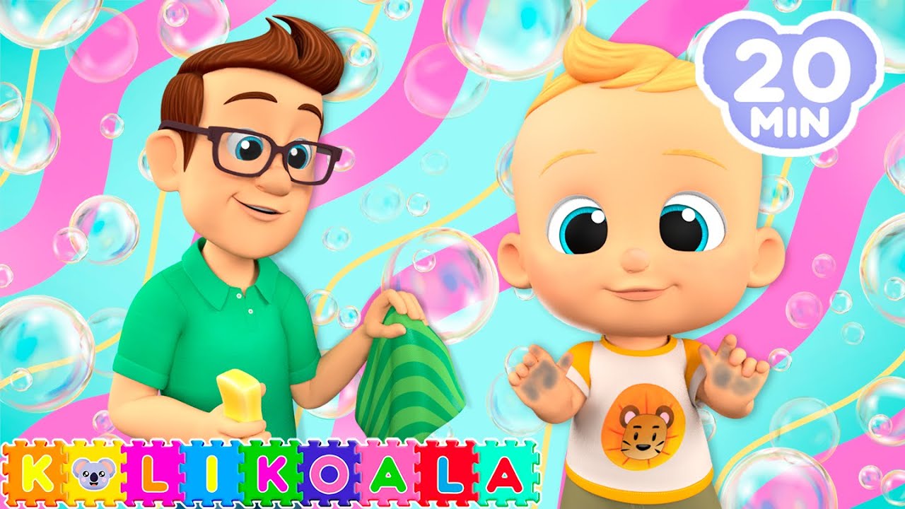 Wash Your Hands 🤲🧼 and more Nursery Rhymes | KOLI KOALA | Kids Songs ...