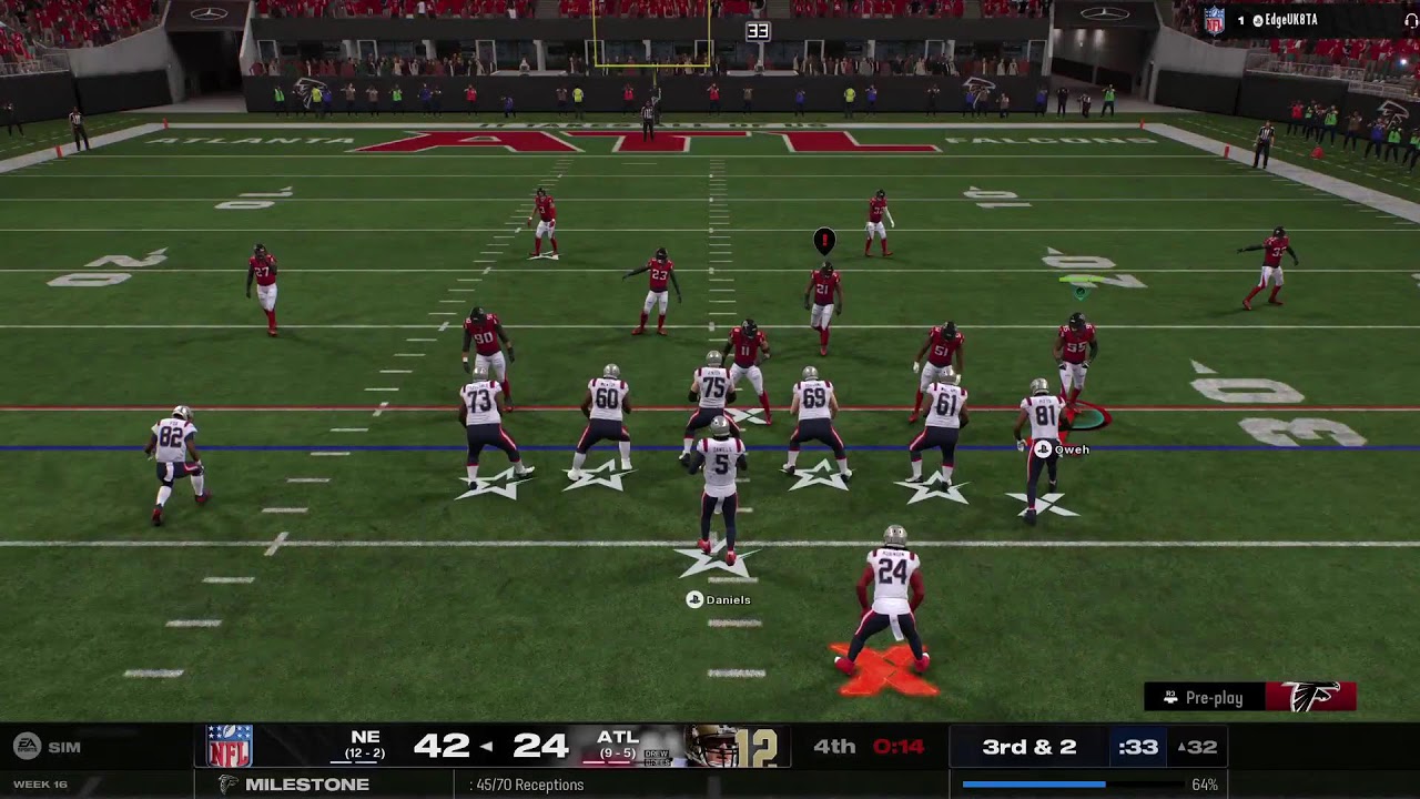 M25 32MaddenGod S6 Wk16 v Patriots - YouTube