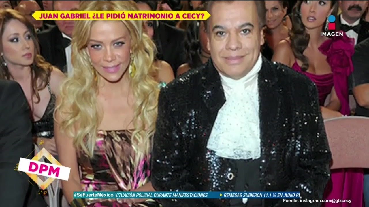 ¿Juan Gabriel le propuso matrimonio a Cecy Gutiérrez? | De Primera Mano ...