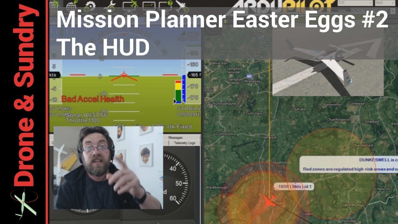 Mission Planner Easter Eggs #2 - The HUD - YouTube