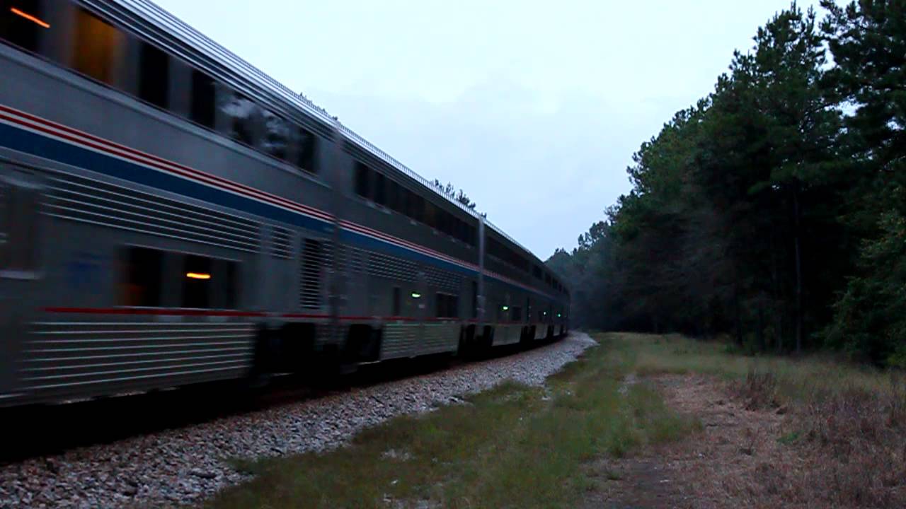 Amtrak Auto Train at Hilliard, Florida - YouTube