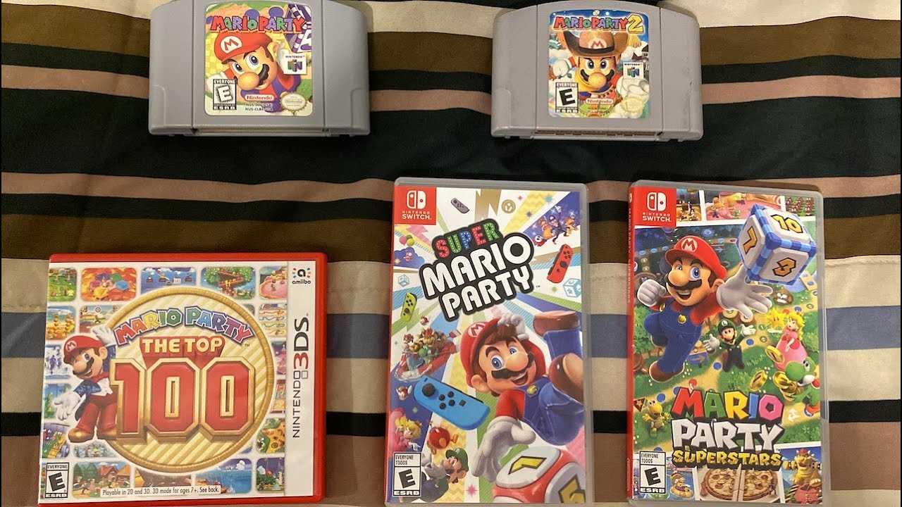My "Mario Party" Game Collection (2022) - YouTube