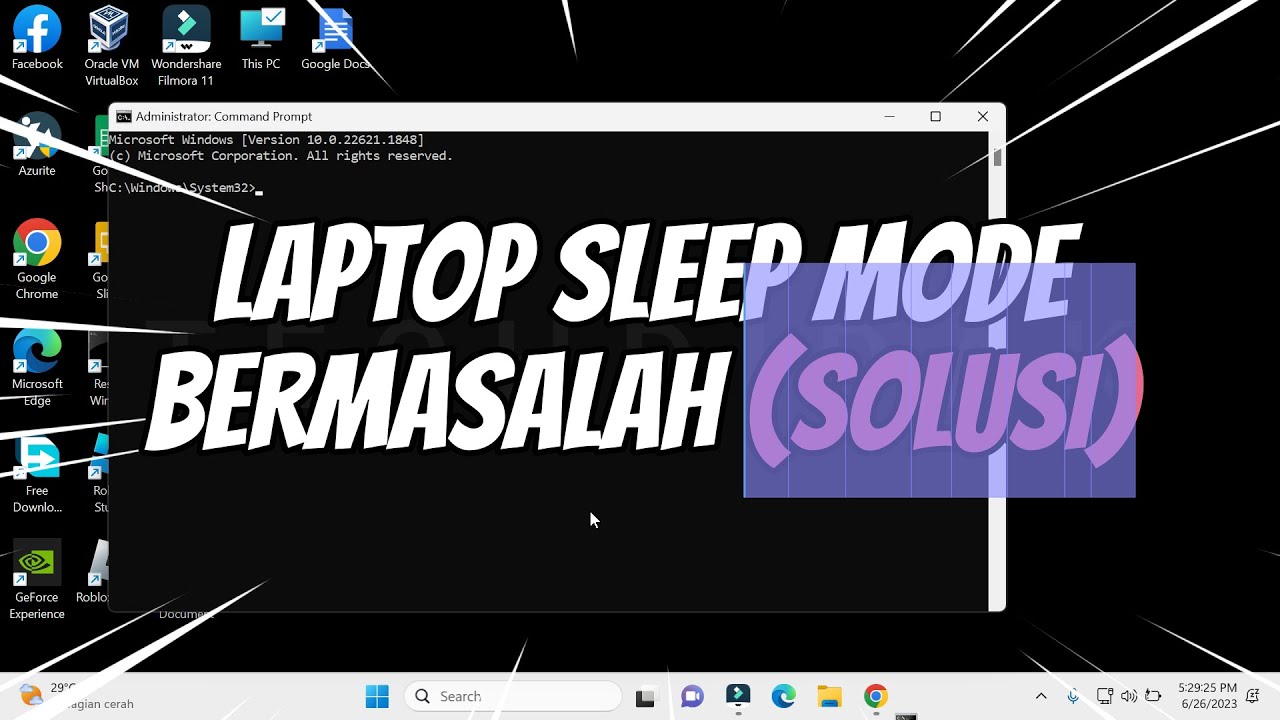 Cara Mengatasi Sleep Mode Bermasalah atau Error di Laptop - YouTube