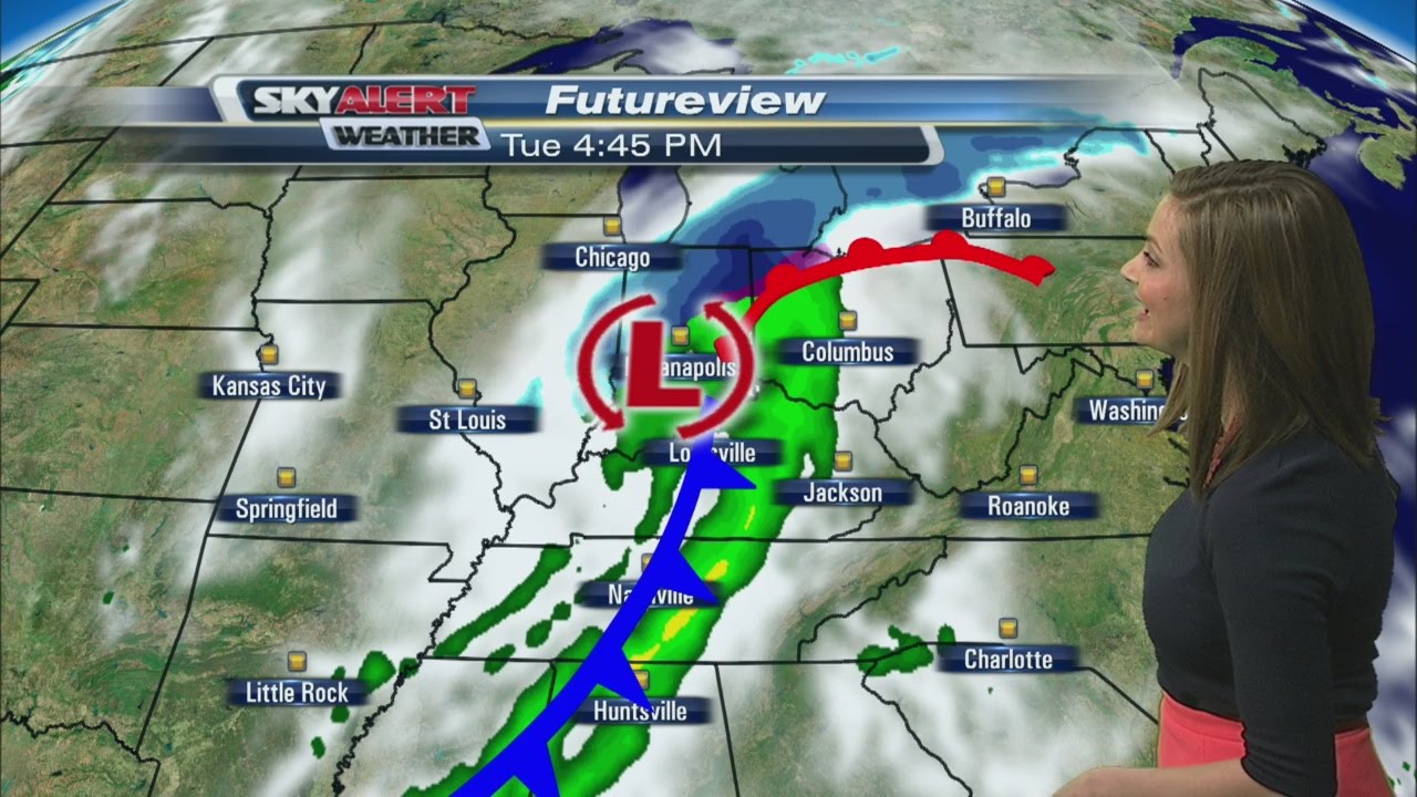 Meteorologist Allison Rogers 11 p.m. forecast - February 28, 2016 - YouTube