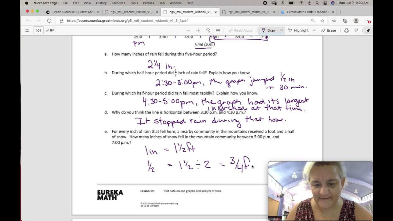 Eureka Math Grade 5 Module 6 Lesson 19 Problem Set - YouTube