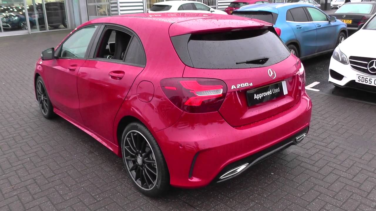 Mercedes-Benz A CLASS A200d AMG Line Premium 5dr Auto U27182 - YouTube