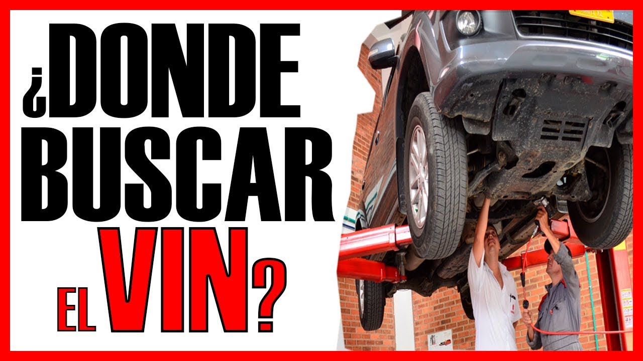 ᐅ ¿DÓNDE se encuentra el número de chasis o VIN de un auto? ᐊ 【¡3 ...