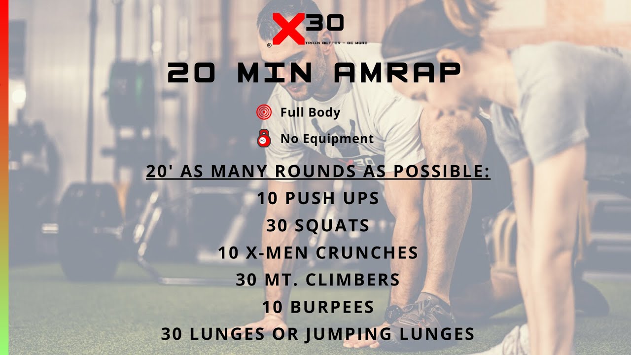 20 Min AMRAP - YouTube