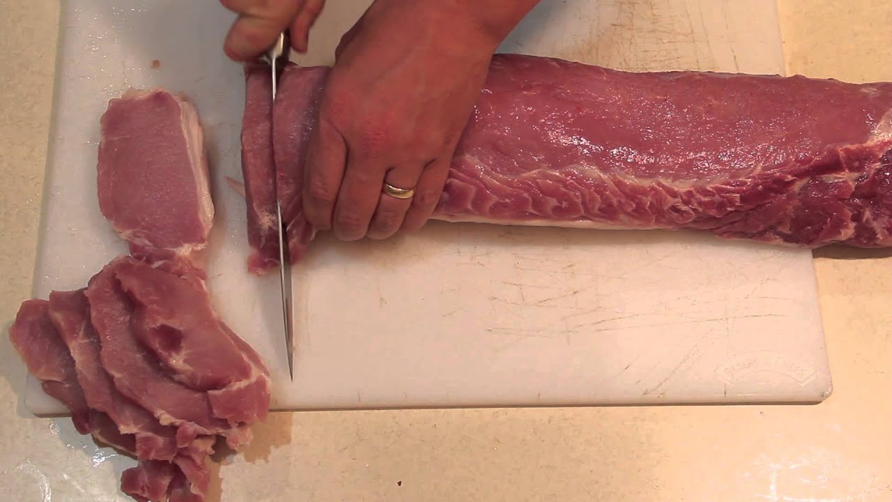 How to Trim a Pork Loin - YouTube