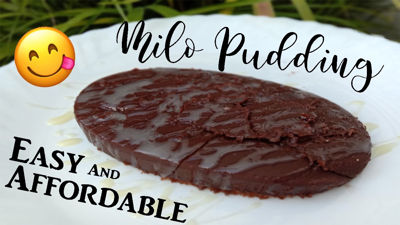 MILO PUDDING (No Bake) | Quick and Easy Recipe | 2 Ingridients only ...