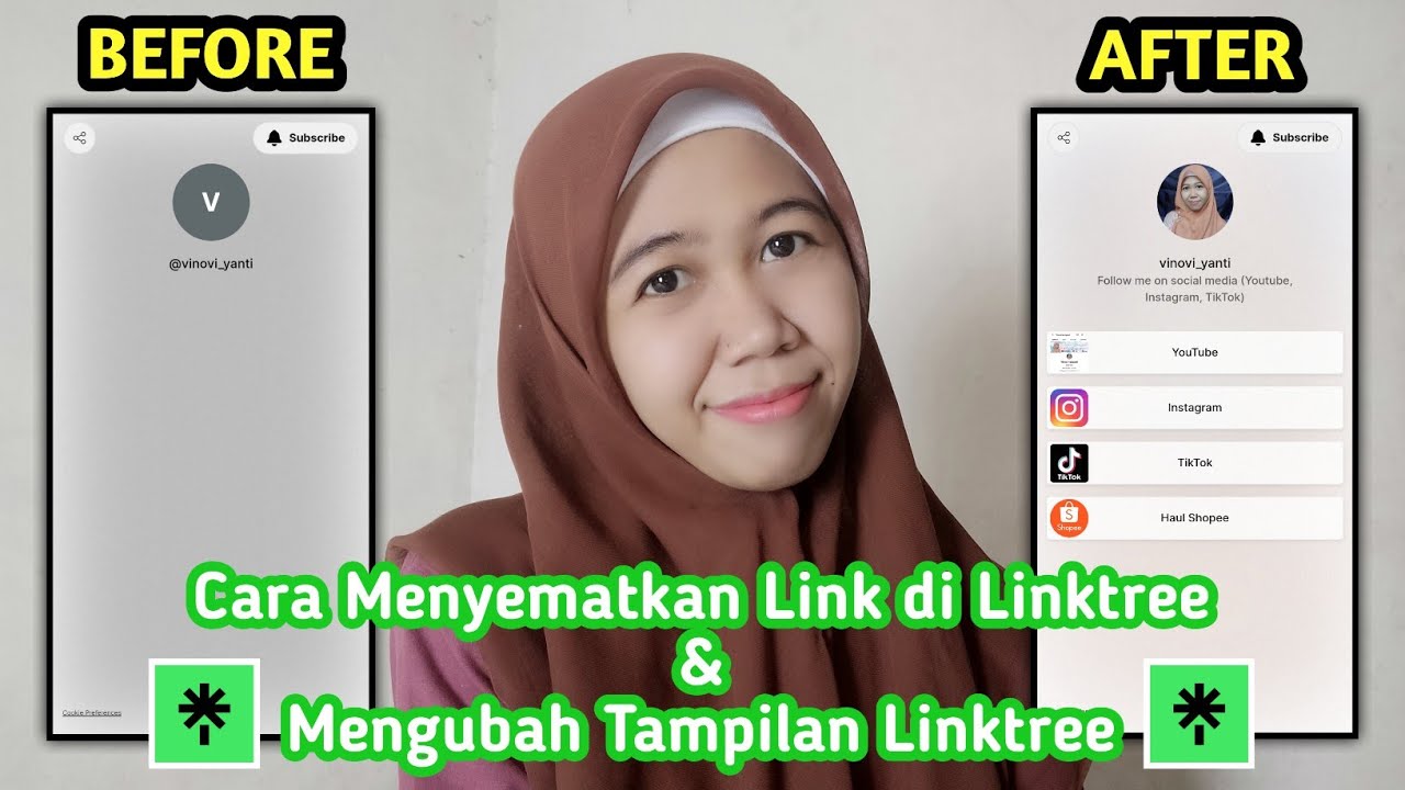 Cara Menyematkan / Menambahkan Link di Linktree & Mengubah Tampilan Halaman Linktree yang ...