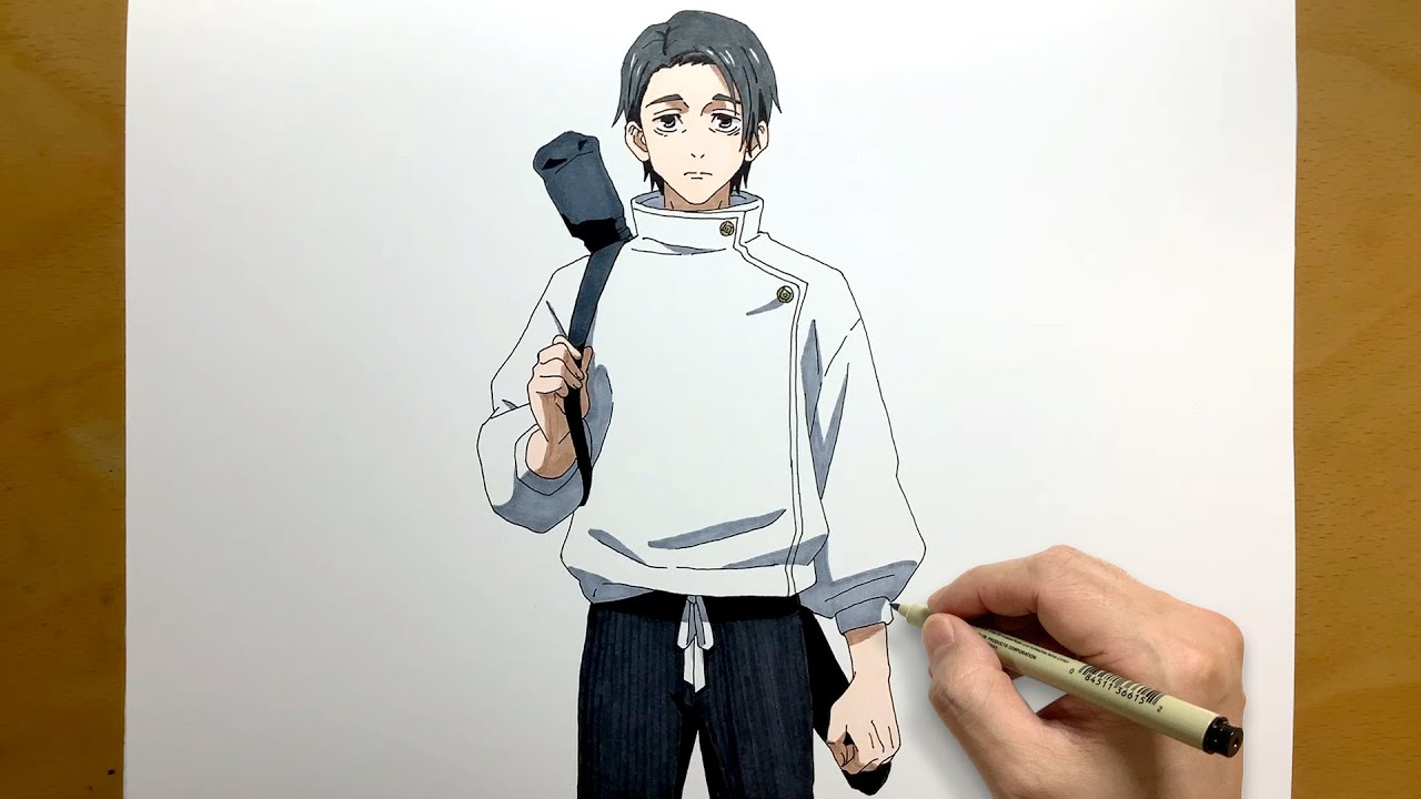 How to Draw Yuta Okkotsu from Jujutsu Kaisen | Drawing Process | Draw ...