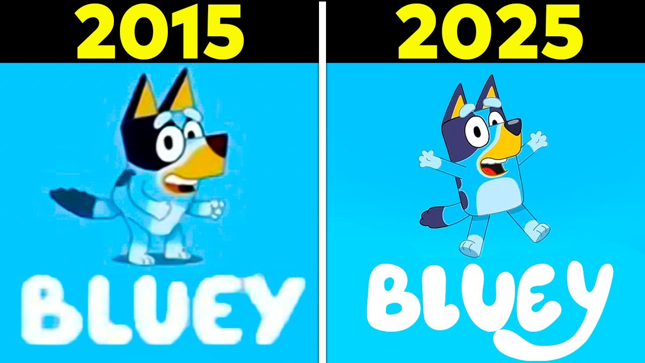 A PRIMEIRA Versão de BLUEY! (Diferenças entre o PILOTO e a SÉRIE) - YouTube