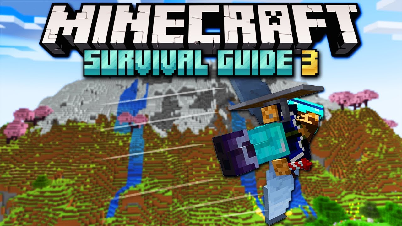 How To Fly with Elytra: Tips & Tricks! Minecraft Survival Guide S3 Tutorial Let's Play [Ep.52 ...
