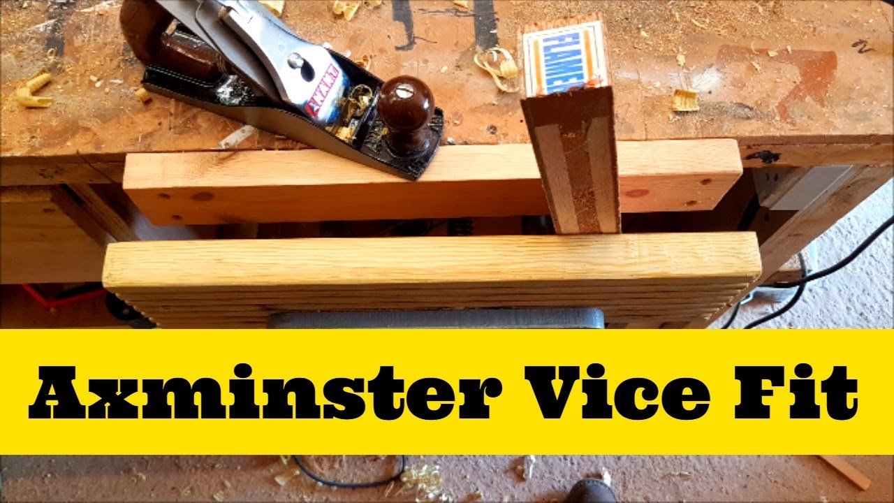 Fitting my Axminster Trade Quick Release Vice - YouTube