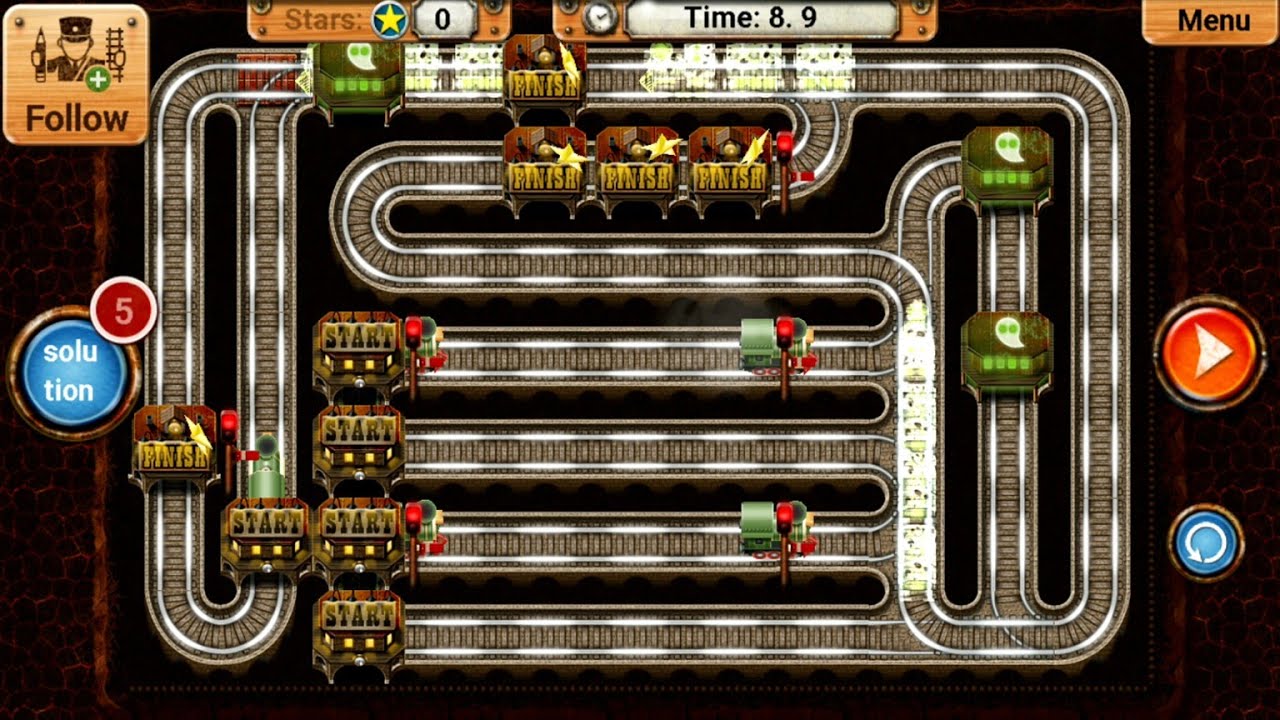 Rail Maze 2 Brain Train Gameplay - Train Puzzle Game - Android Gameplay ...