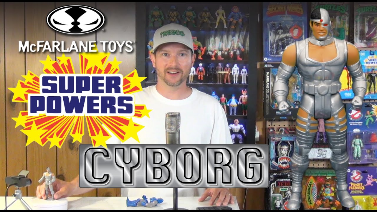 Super Powers Cyborg Wave 11 Gold Label McFarlane Toys Unboxing & Review ...