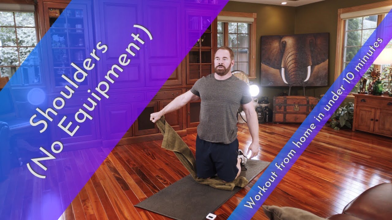 9 Minute at Home SHOULDER Workout (No Equipment) - YouTube