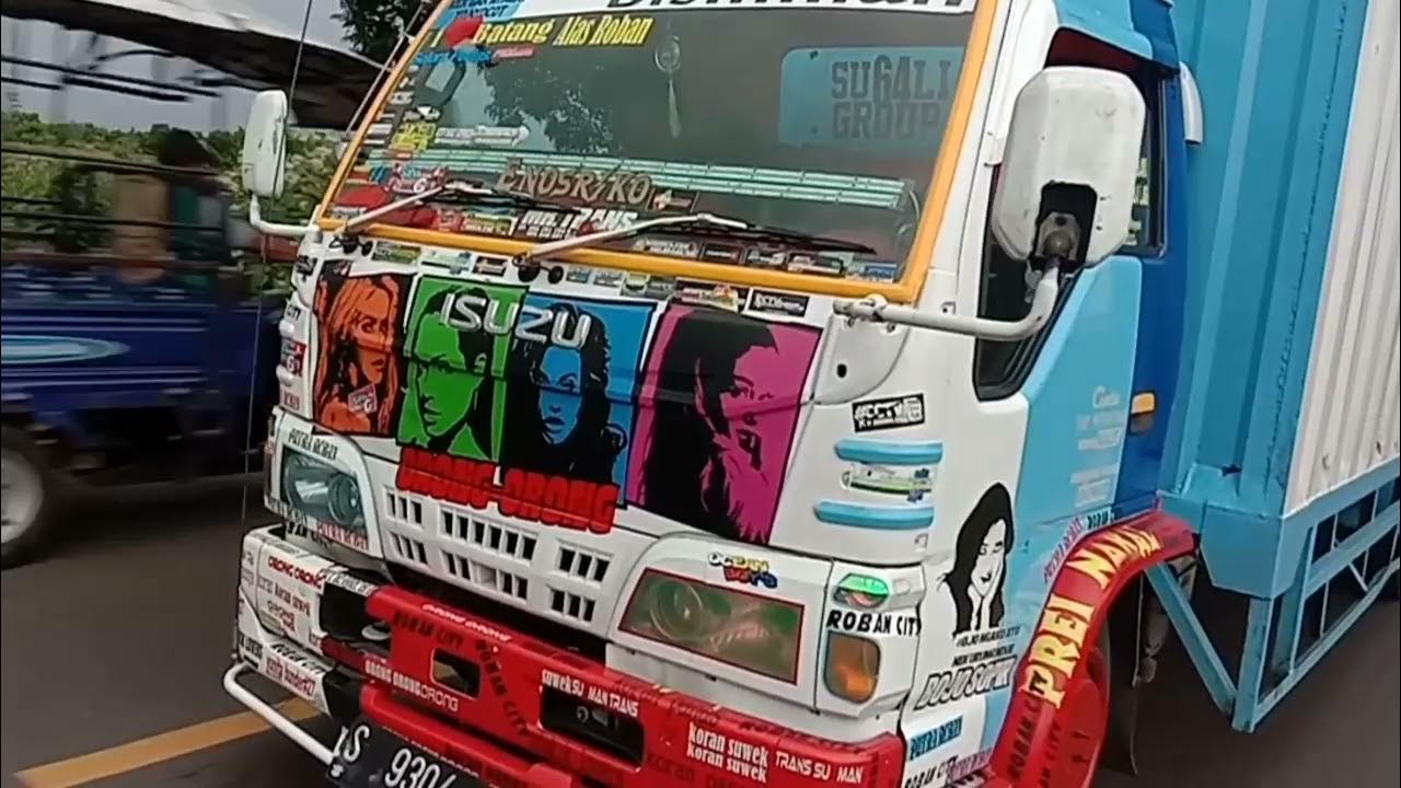 mentahan truk oleng durasi panjang - YouTube