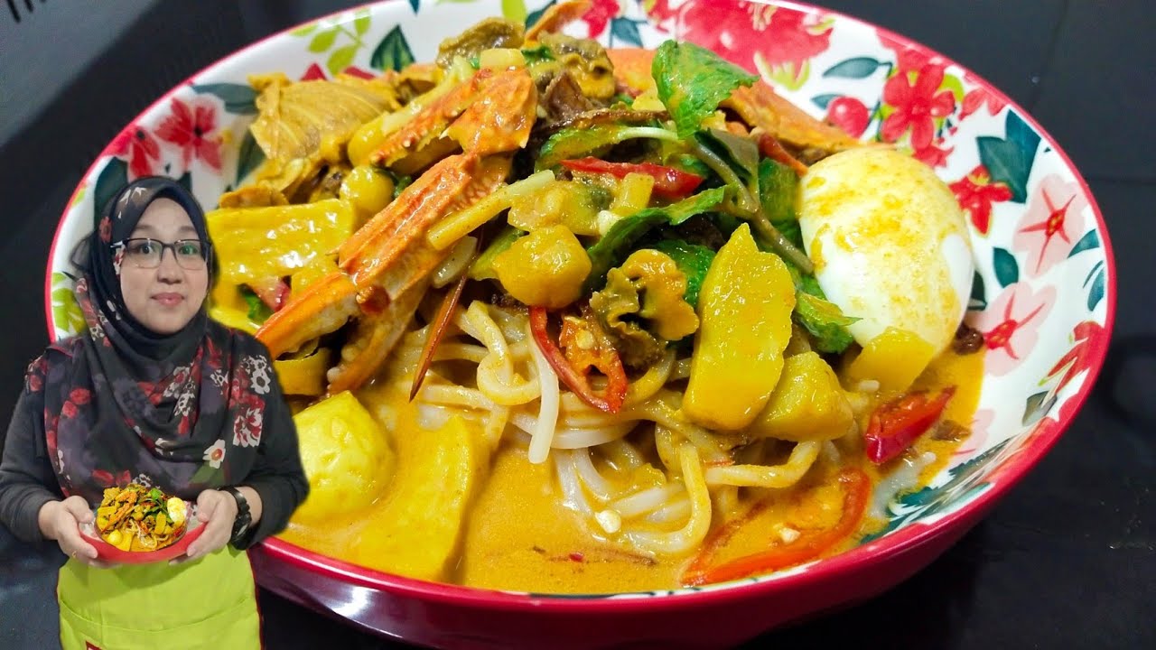 Mee Kari Ketam | Resipi Ibu | simple dan mudah - YouTube