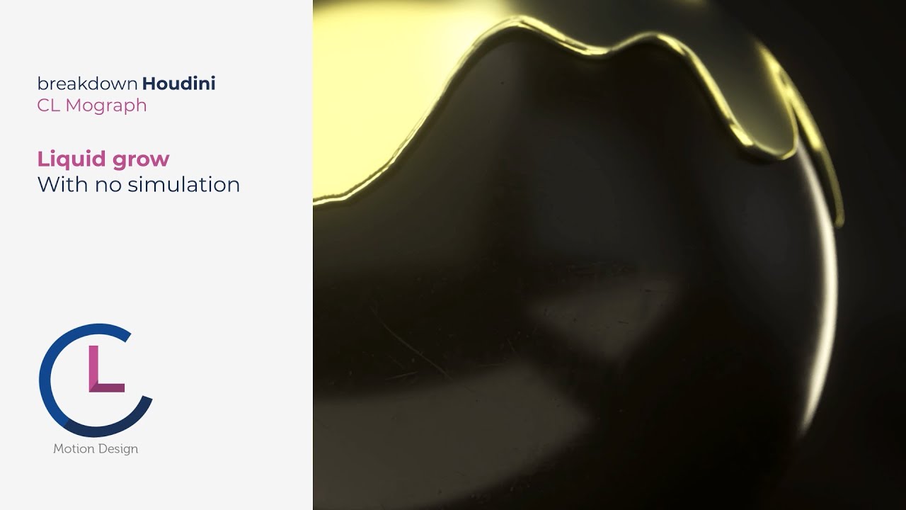 Timelapse HOUDINI Liquid Grow (NO SIMULATION) - YouTube