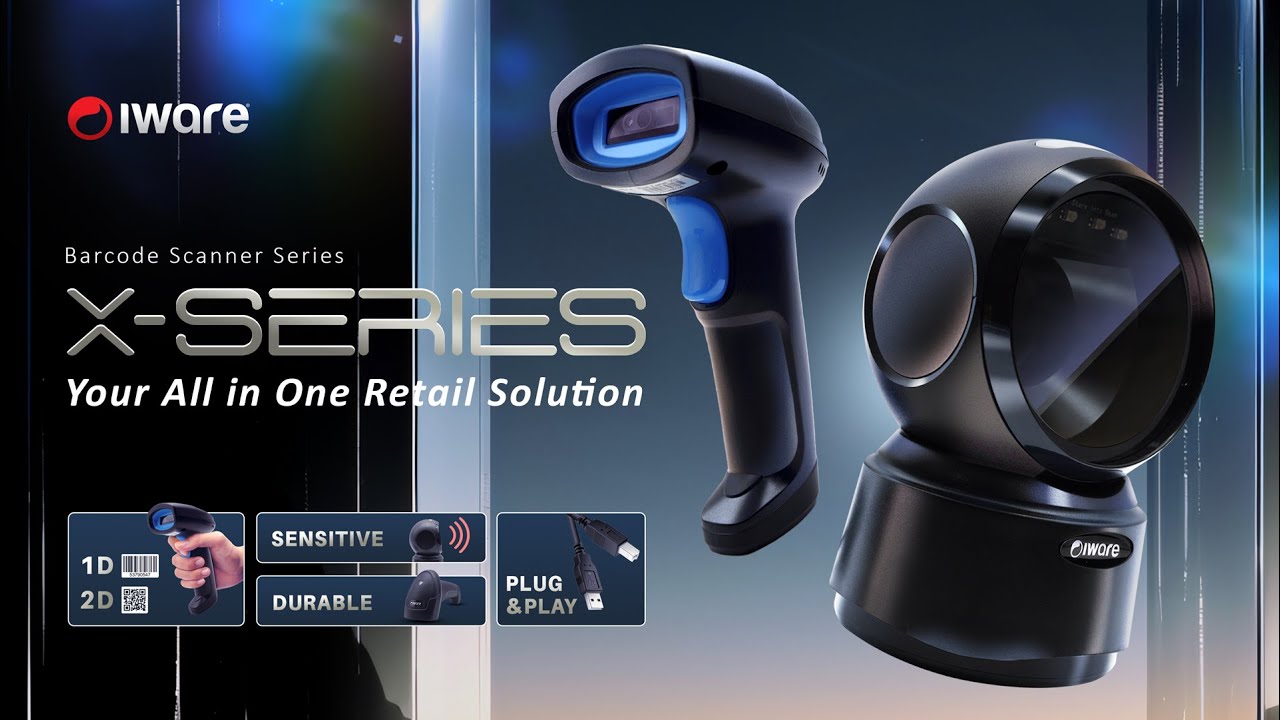 IWARE Barcode Scanner X-SERIES - Transaksi Cepat Data Akurat - YouTube