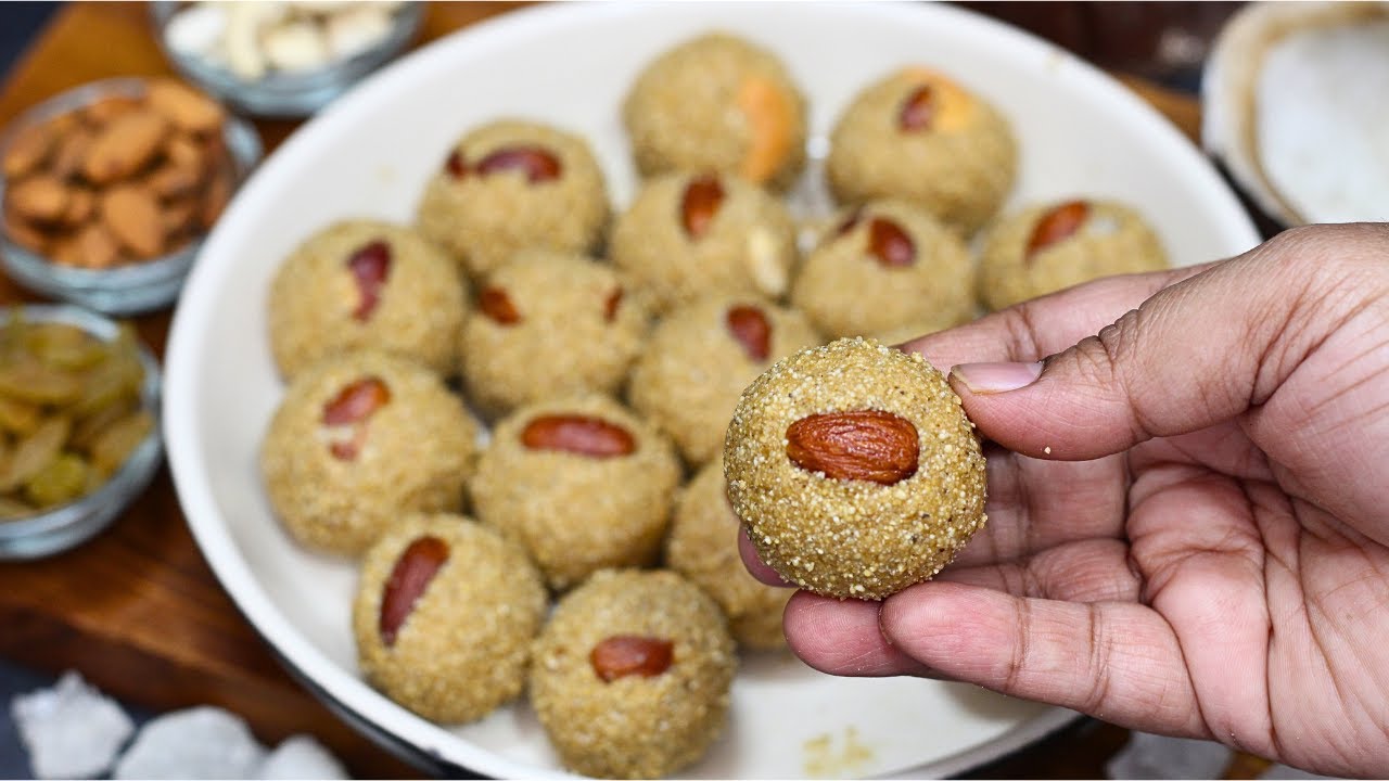 కమ్మటి జొన్న రవ్వ లడ్డులు, రుచికి రుచి, ఆరోగ్యానికి ఆరోగ్యం Jonna Ravva ...