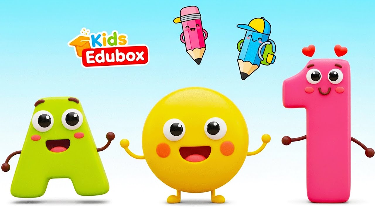 All-in-One Preschool Learning | ABCs, 123s, Colors & Shapes | Kids ...