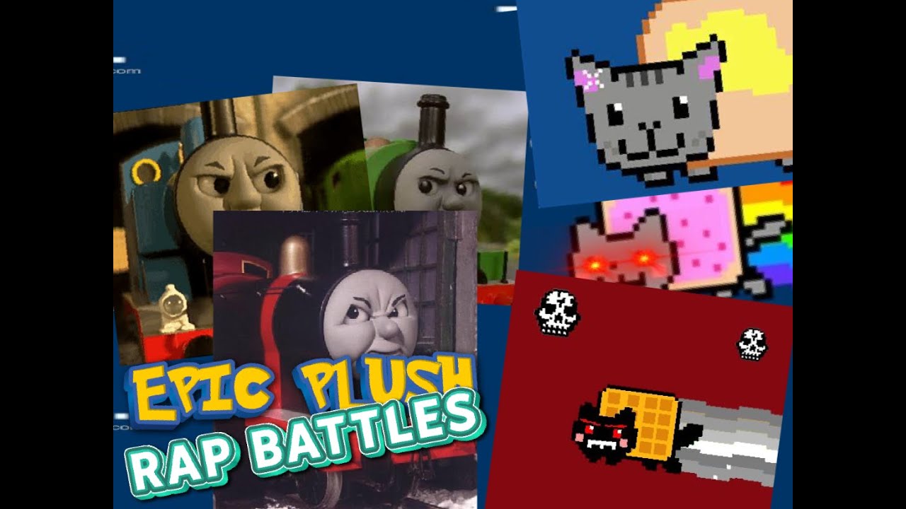 Thomas The Tank Engine VS Nyan Cat - Epic Plush Rap Battles - YouTube