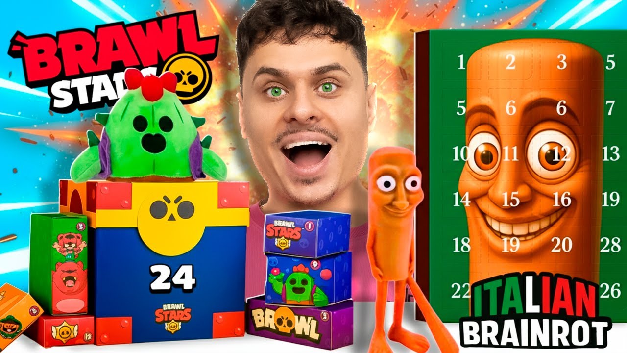Brainrot VS Brawl Stars Kalendarz Adwentowy! - YouTube