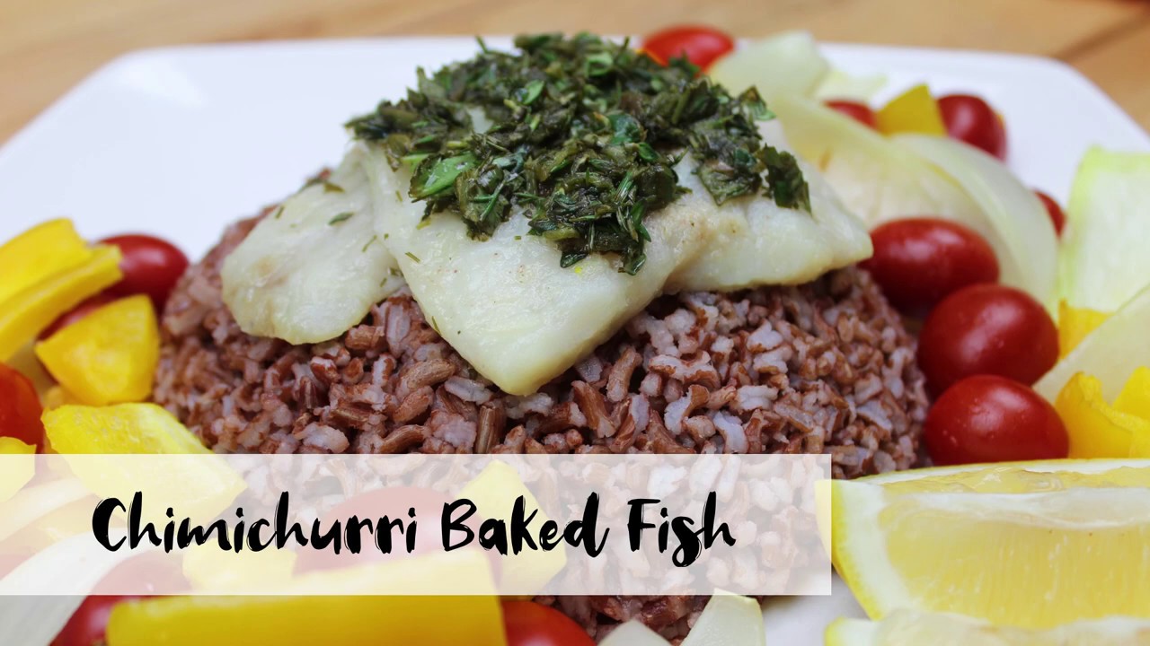 Chimichurri Baked Fish - YouTube