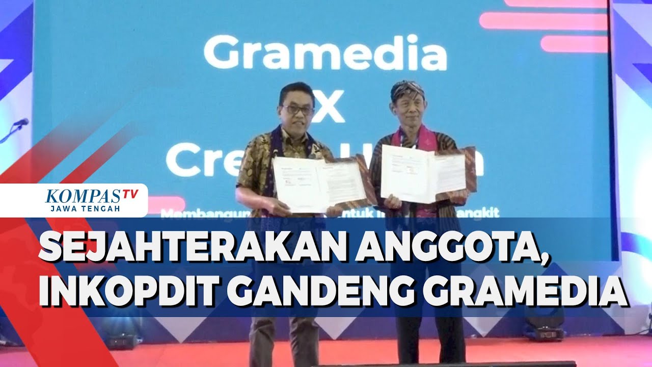 Sejahterakan Anggota, Inkopdit Gandeng Gramedia - YouTube