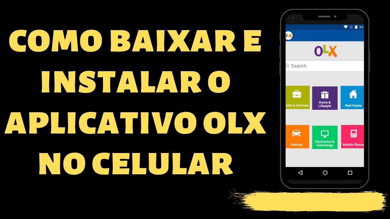 Como baixar e instalar o aplicativo olx no celular - YouTube