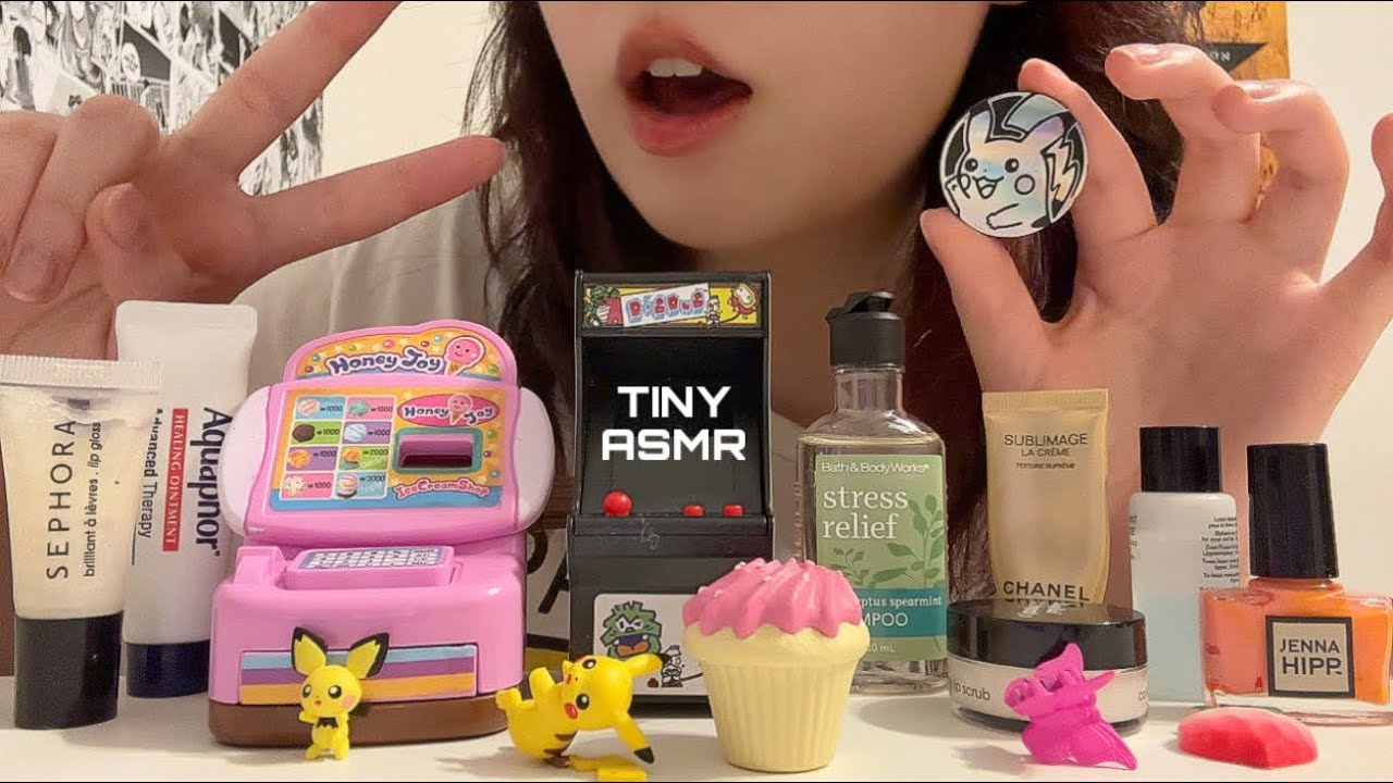 ASMR with TINY TRIGGERS 😚🤏🏻 surprisingly relaxing 💤 mostly TAPPING ...