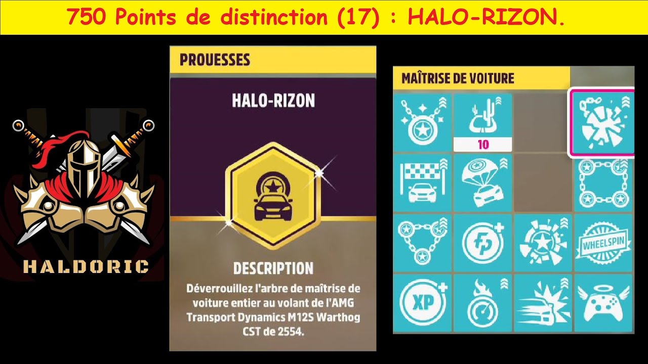 750 Points de distinction (17) : HALO-RIZON. Forza Horizon 5 (FH5 ...