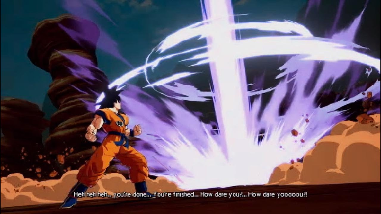 Level 3 Spirit Bomb and Goku vs Vegeta Dramatic Finish. - YouTube
