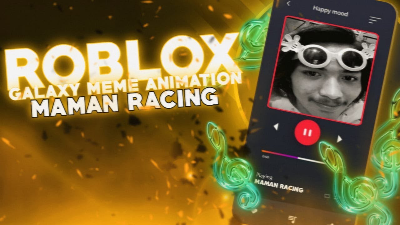 ROBLOX RUSAK Indonesia - Galaxy Meme Animation, Maman Racing - YouTube