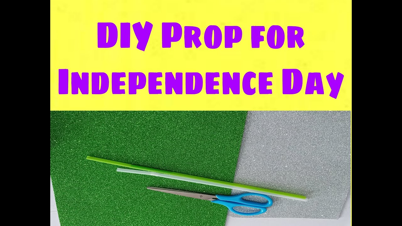 DIY Prop for Independence Day | 14 August | Art and Craft with Zahra ...