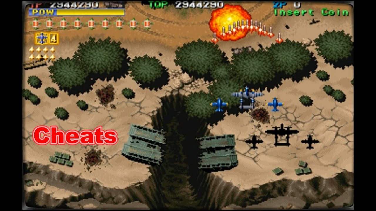 1944 - The Loop Master (Série Cheats Capcom Arcade) - YouTube