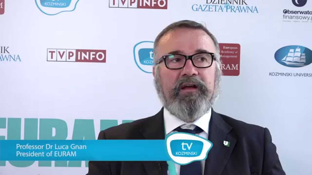 Prof. Dr. Luca Gnan - President of EURAM - YouTube