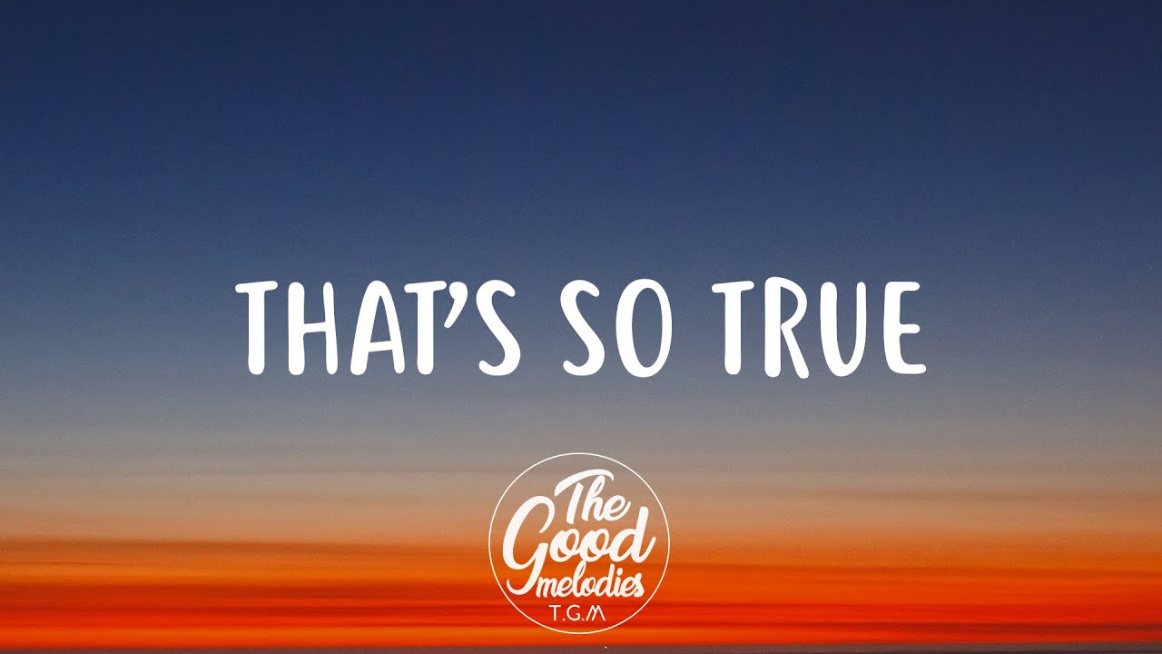 Gracie Abrams - That’s So True (Lyrics / Lyric Video) - YouTube