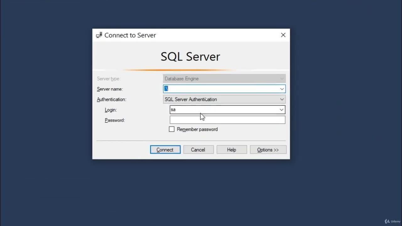 Curso completo SQL server introducción 6 Conectando con el motor SQL ...