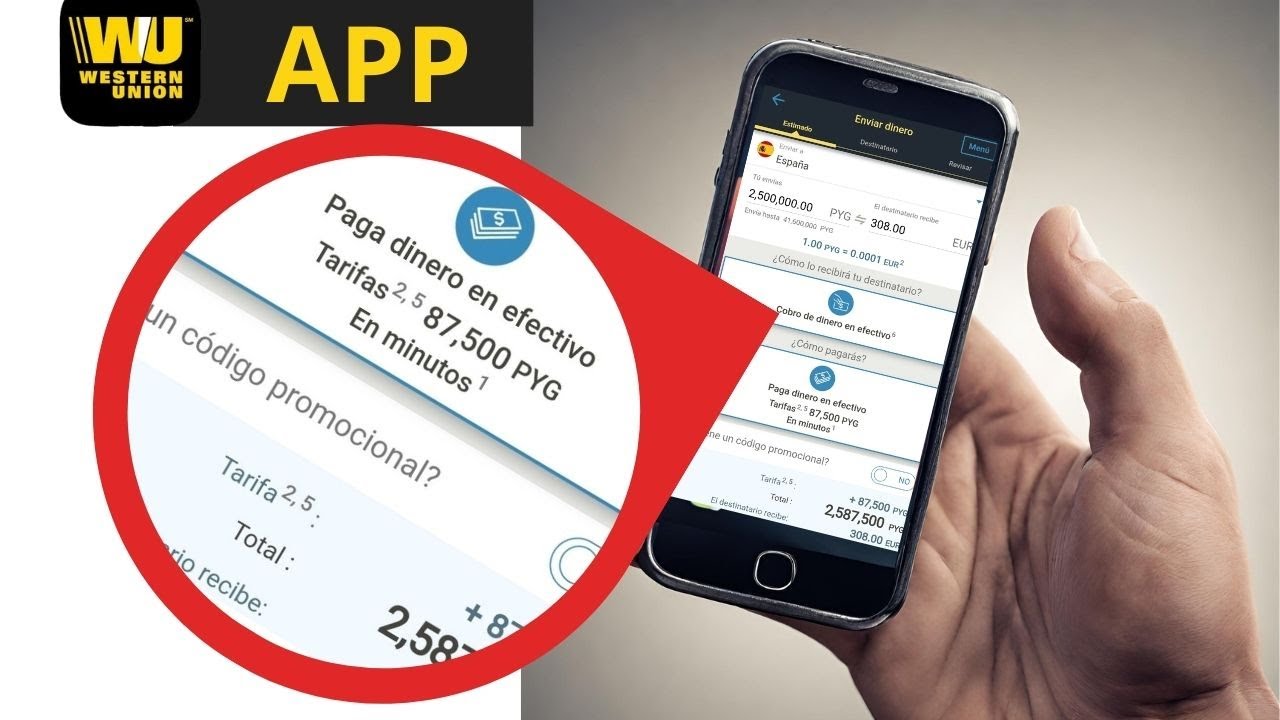 🚀 Cómo funciona WESTERN UNION APP, Cómo USAR la Aplicación para Enviar ...