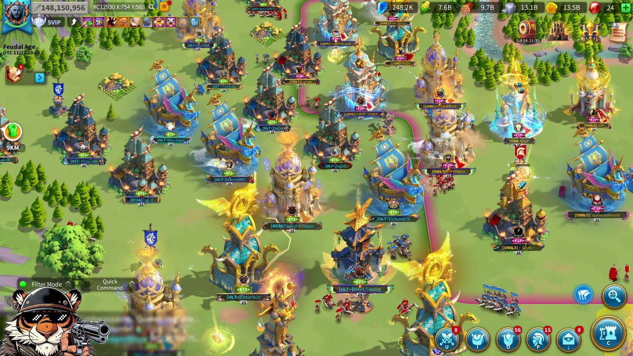 150m | Circle Fight | 1875/3303 vs 1365/1903 Z6 Day 5 | Rise of ...