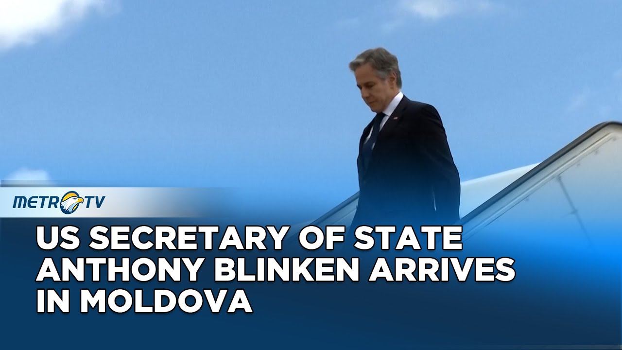 US Secretary of State Anthony Blinken Arrives in Moldova - YouTube