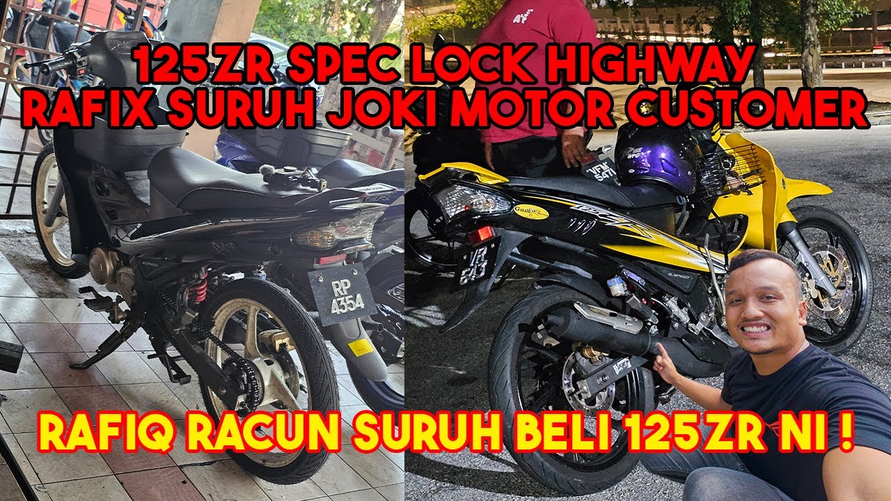 125ZR BUAT SPEC STANDARD MODI DENGAN RAFIX MOTOR | RACUN BELI 125ZR ...