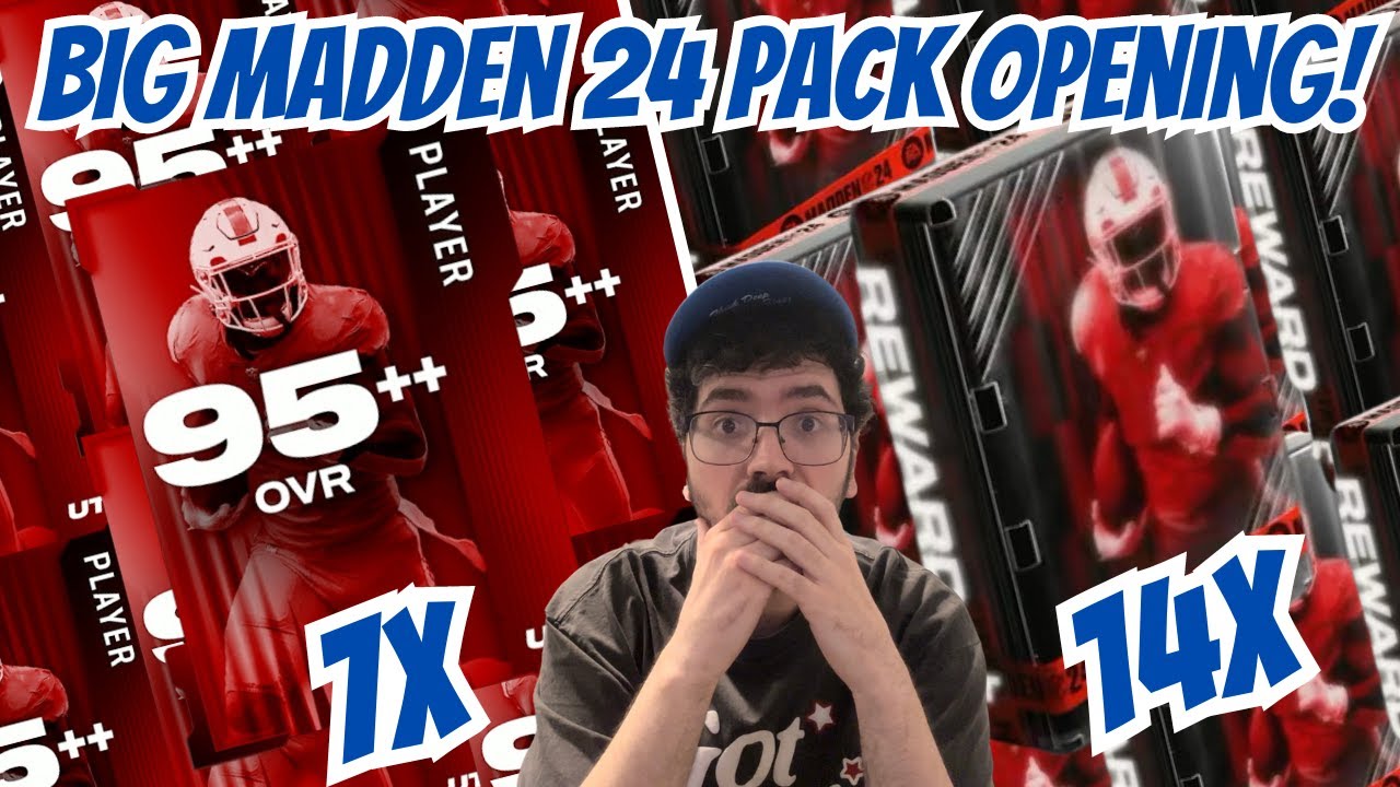 *WILD* 7X 95++ PACK OPENING IN MADDEN 24 & LEGENDARY MUT REWARDS ...