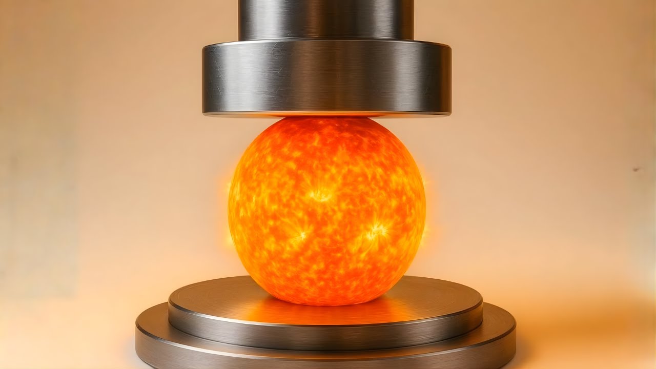 Crushing Planets With Hydraulic Press | Oddly Satisfying AI ASMR - YouTube